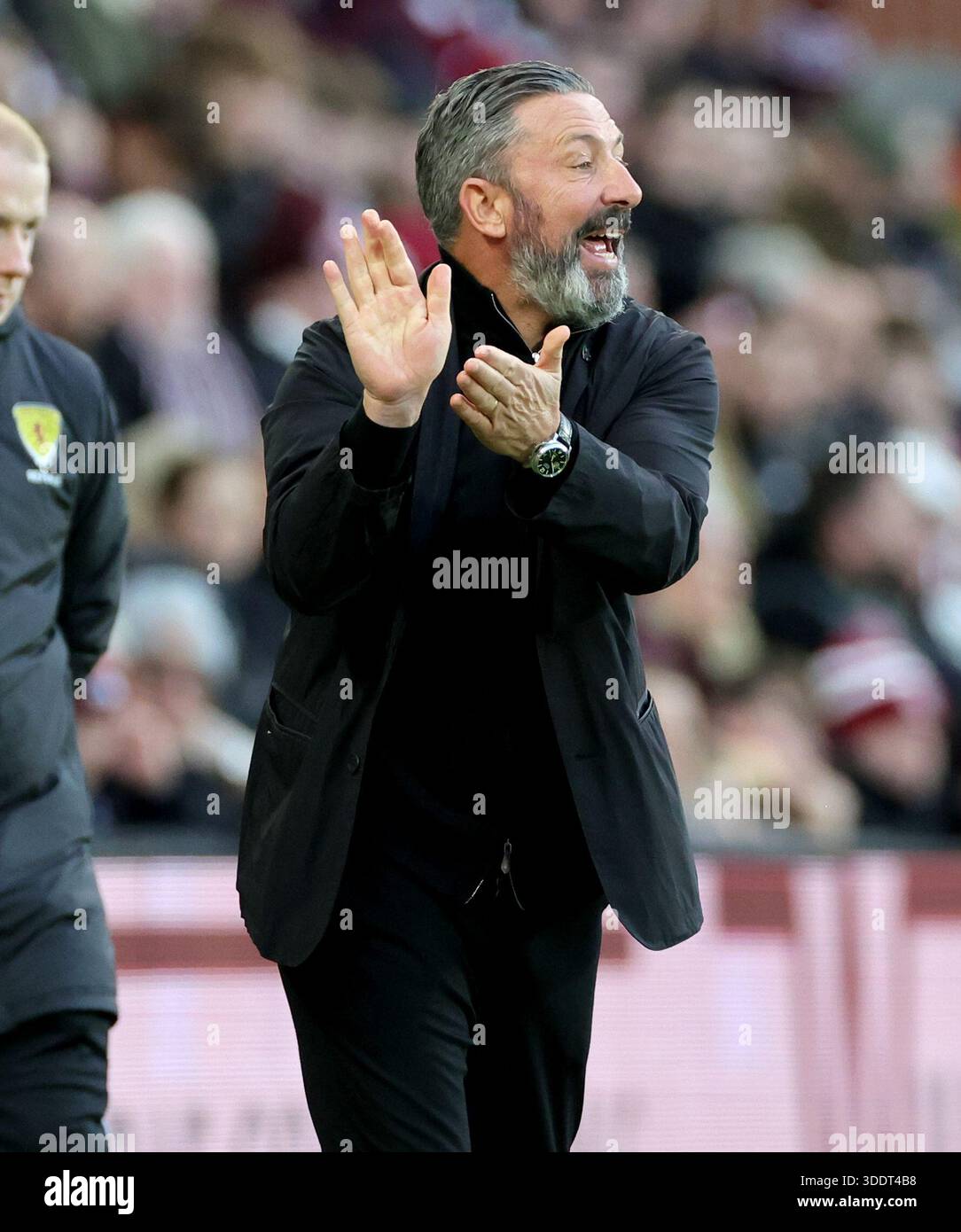 Heart of Midlothian manager Derek McInnes during the William Hill ...