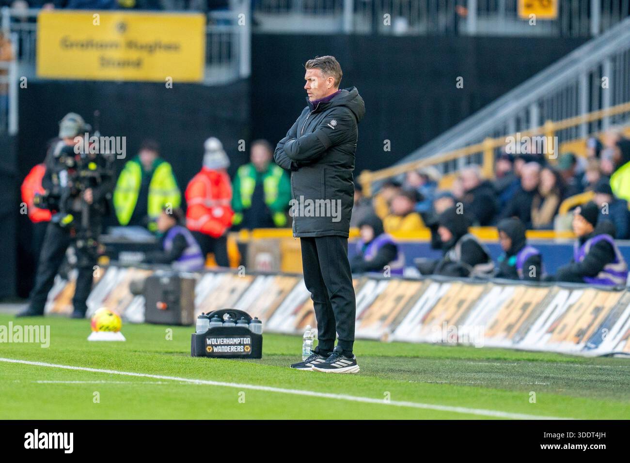 Wolverhampton Wanderers manager Rob Edwards during the Wolverhampton ...