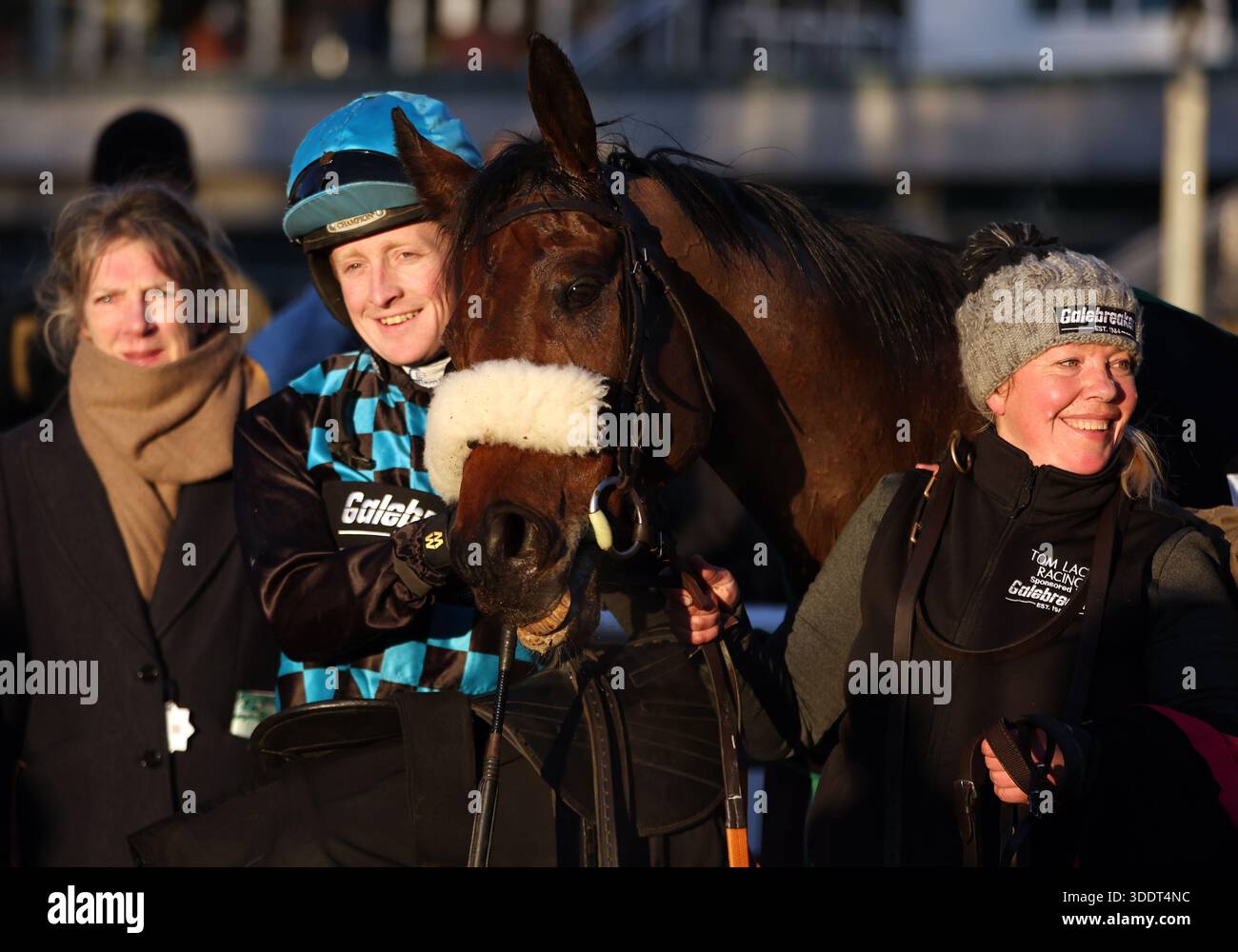 Nocte Volatus ridden by Stan Sheppard after winning the Unibet Veterans ...