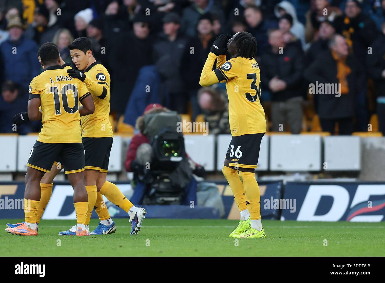 Wolverhampton Wanderers' Mateus Mane celebrates scoring their side's ...