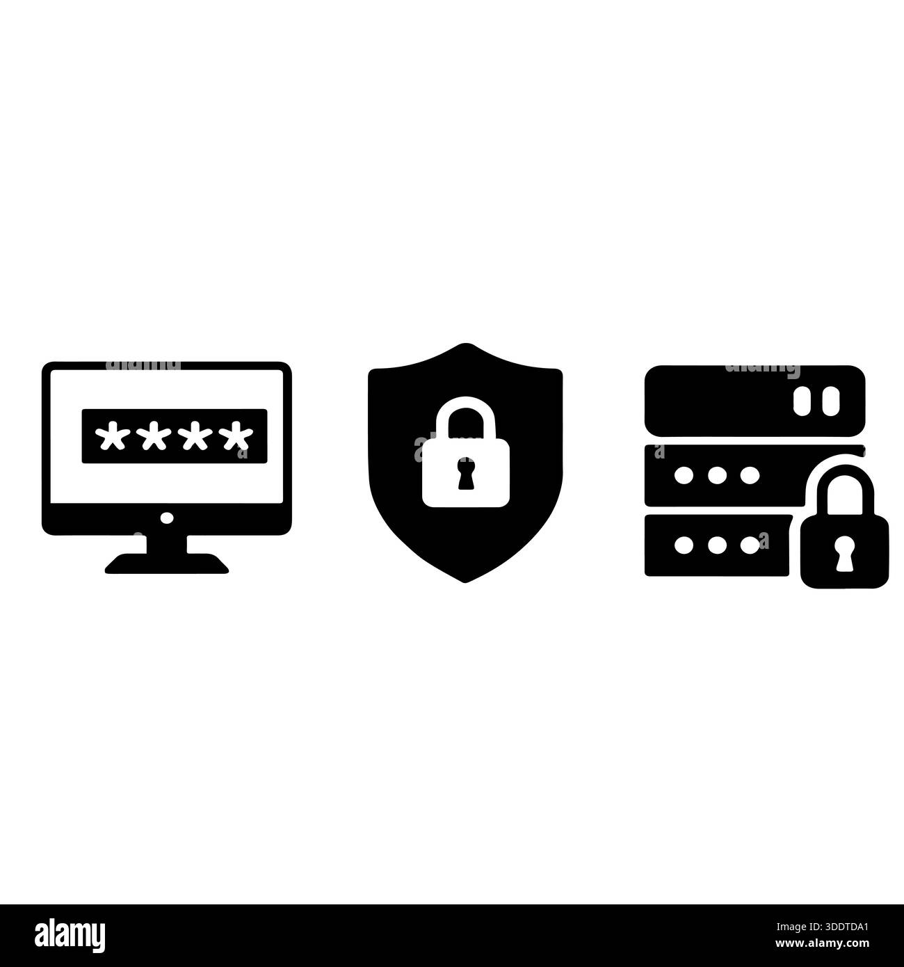 Set Of Icons Showcasing Essential Components Of Comprehensive ...