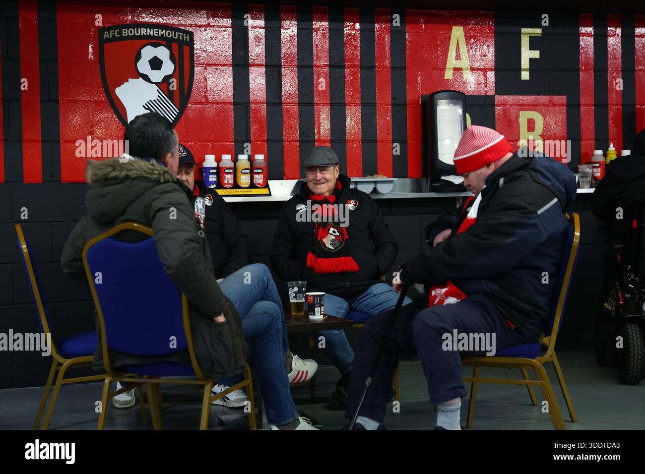 Bournemouth, England, 3rd January 2026. Bournemouth fans before the AFC ...