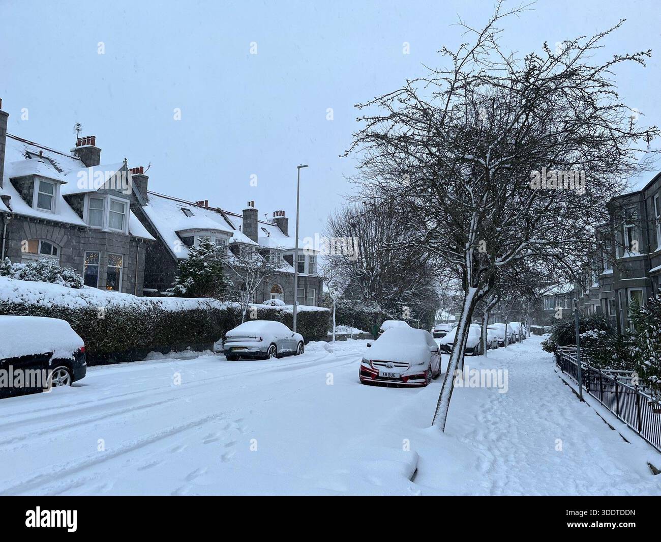 The view in the west end of Aberdeen. Bitterly cold weather is expected ...