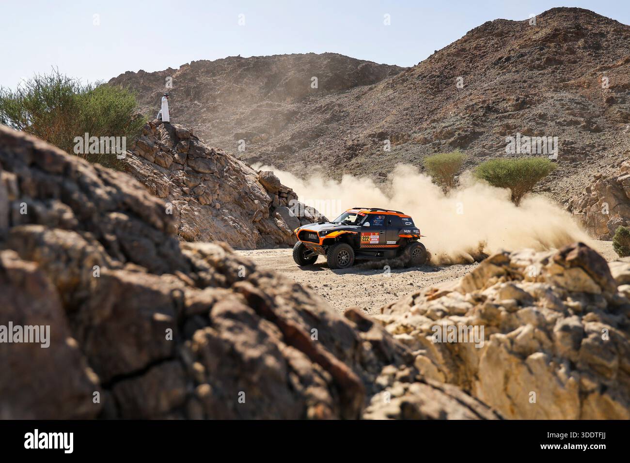 222 DE MEVIUS Guillaume (bel), BAUMEL Mathieu (fra), X-raid MINI JCW ...