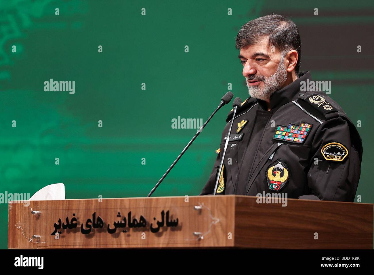 January 3, 2026, Tehran, Iran: Iranian police chief General AHMAD REZA ...
