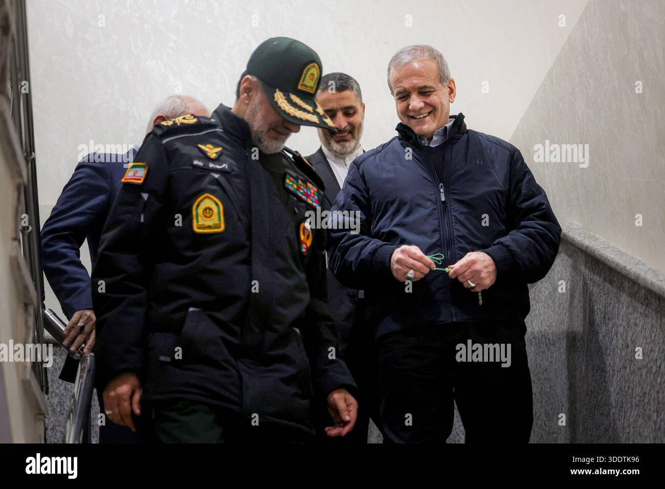 January 3, 2026, Tehran, Iran: Iranian President MASOUD PEZESHKIAN (R ...