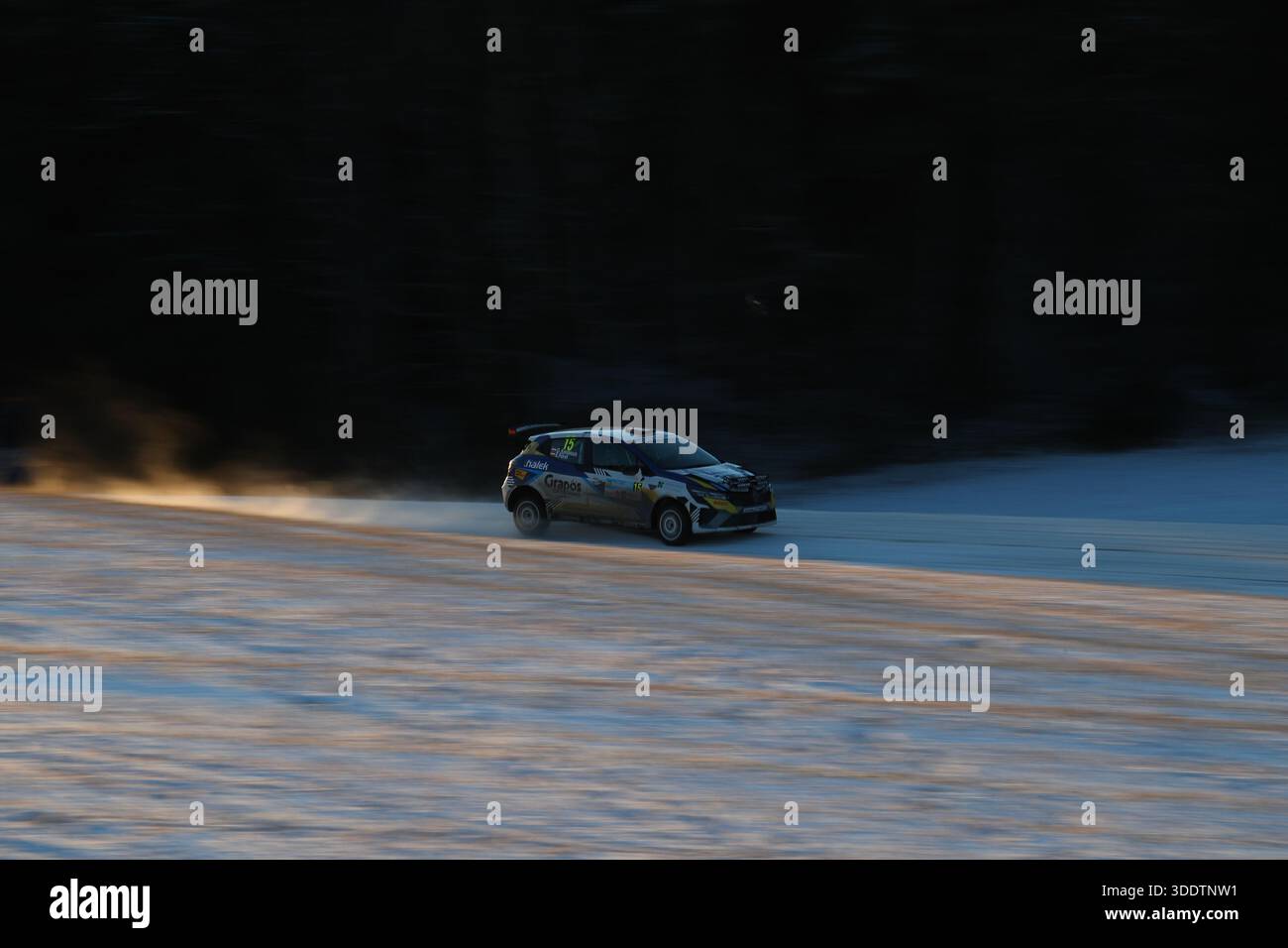FREISTADT, AUSTRIA - JANUARY 3: Guenther Knobloch of Austria and Erik ...