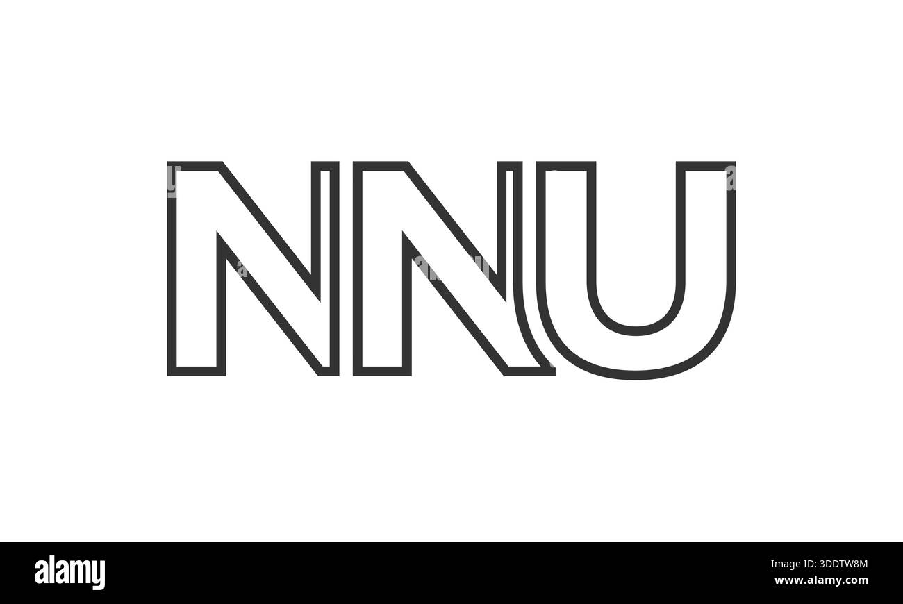 Nnu logo design hi-res stock photography and images - Alamy