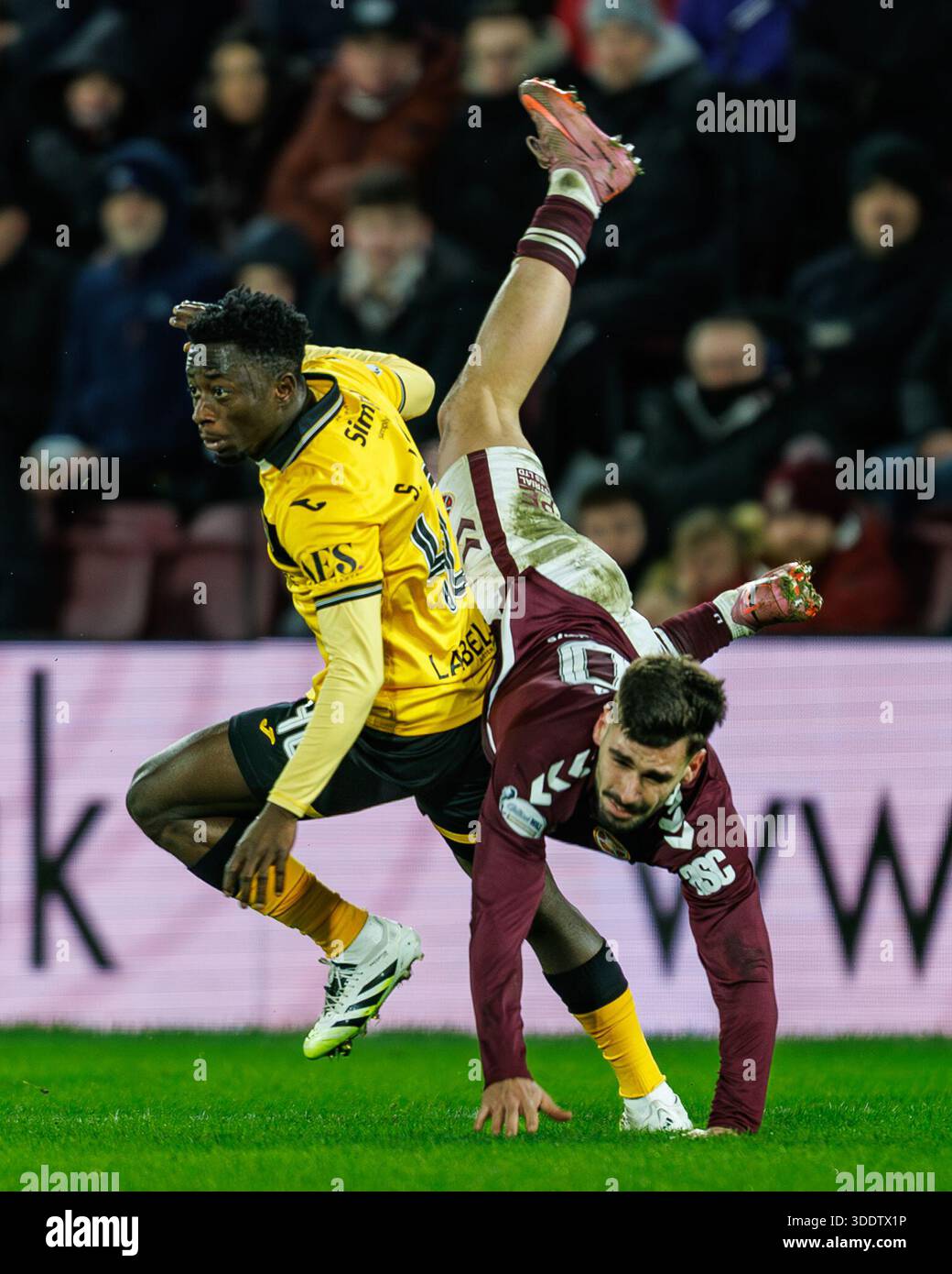 Tynecastle Park, Edinburgh, Scotland, UK. 3rd Jan 2026. Hearts V ...