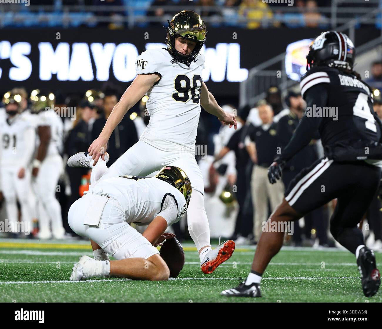 January 2, 2026: Wake Forest University kicker Connor Calvert (90 ...