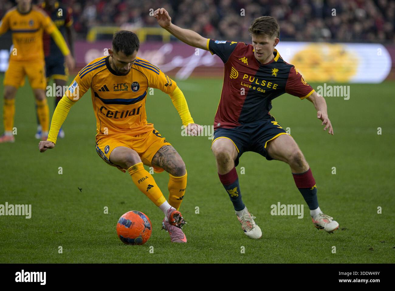 Morten Frendrup during Genoa CFC vs Pisa SC, Italian soccer Serie A ...