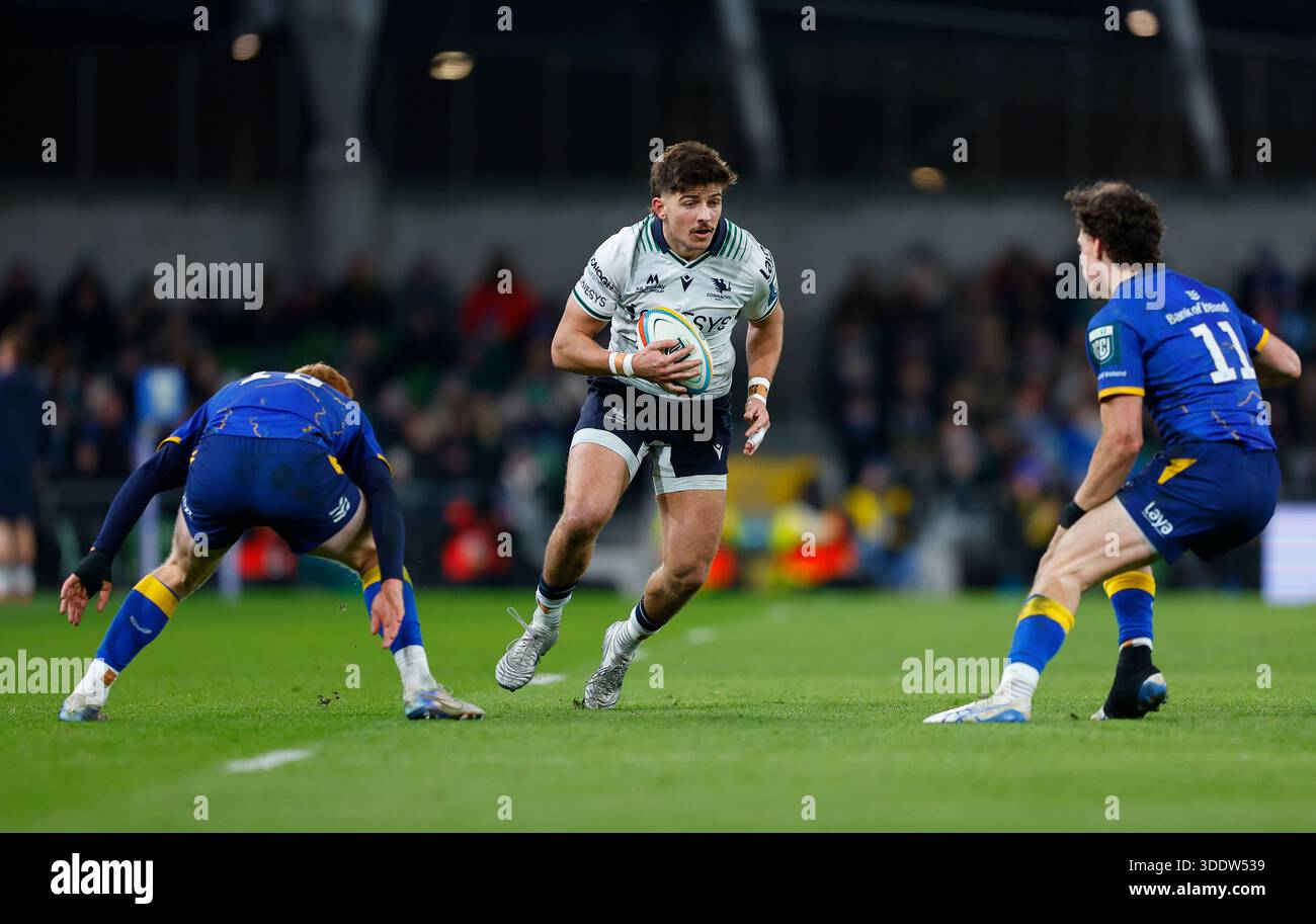 3rd January 2026; Aviva Stadium, Dublin, Ireland; United Rugby ...