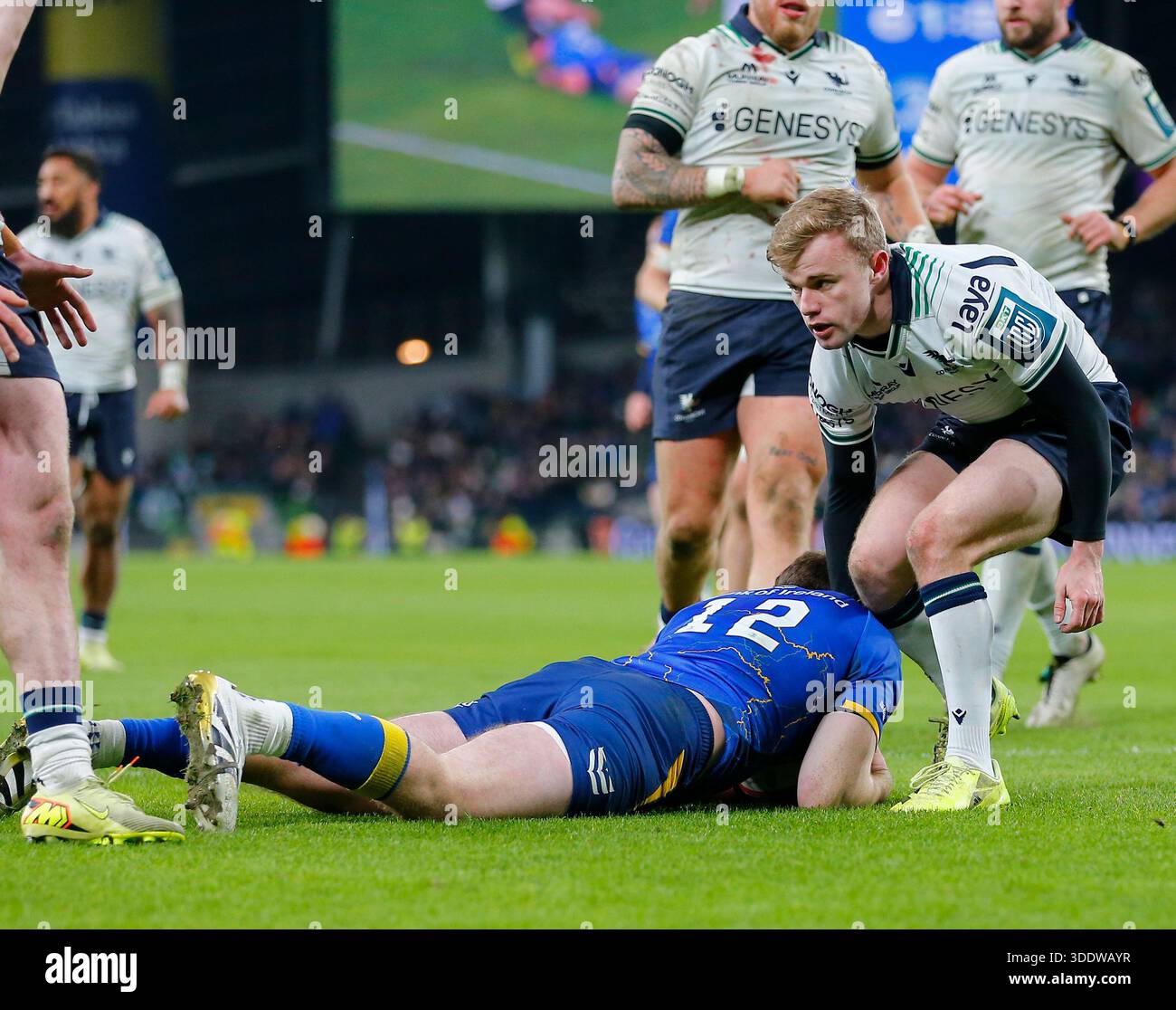 3rd January 2026; Aviva Stadium, Dublin, Ireland; United Rugby ...