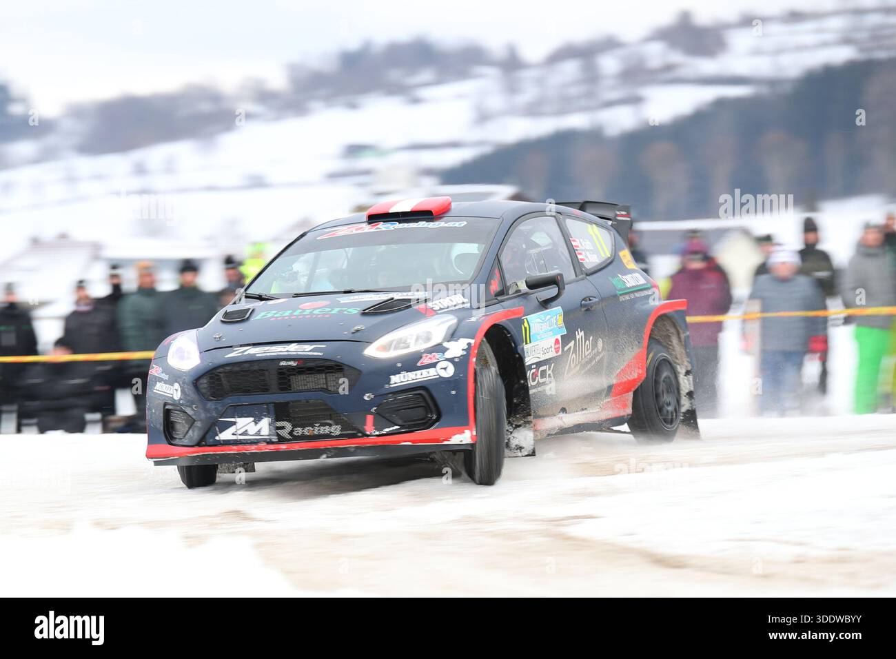 FREISTADT, AUSTRIA - JANUARY 3: Kevin Raith of Austria and Claudia ...
