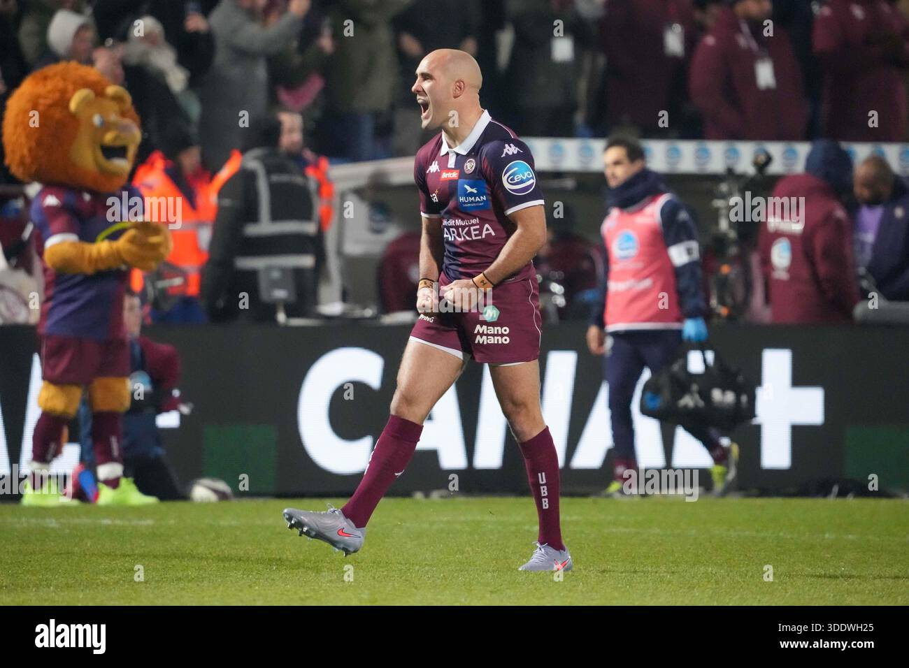 Maxime LUCU of Union Bordeaux BEGLES during the Top 14 match between ...