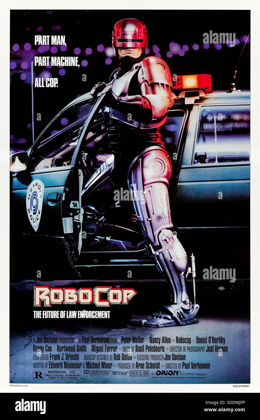 Robocop 1987 poster hi-res stock photography and images - Alamy
