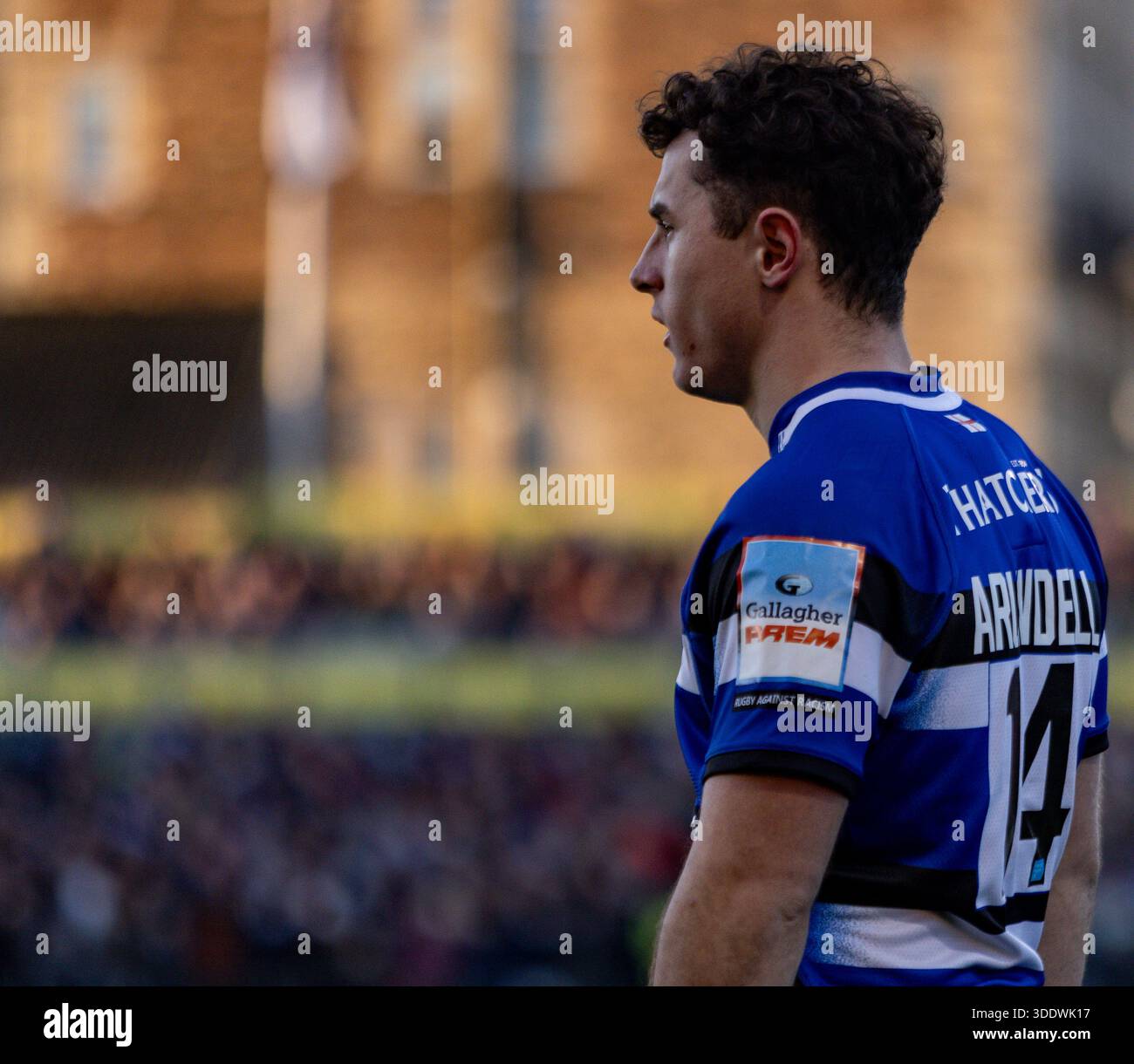 Bath Rugby’s Henry Arundell During Gallagher Prem Rugby match at The ...