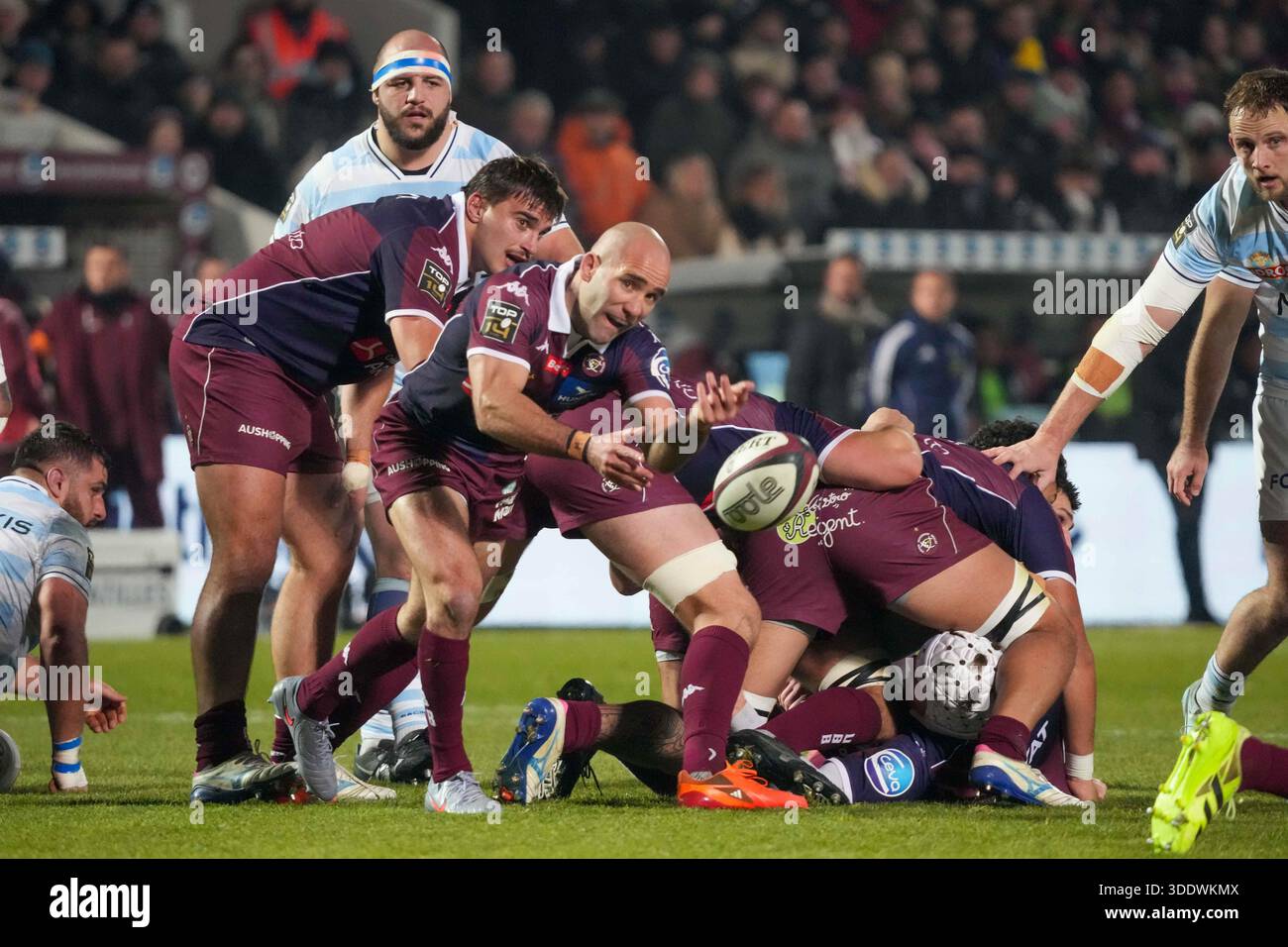 Maxime LUCU of Union Bordeaux BEGLES during the Top 14 match between ...