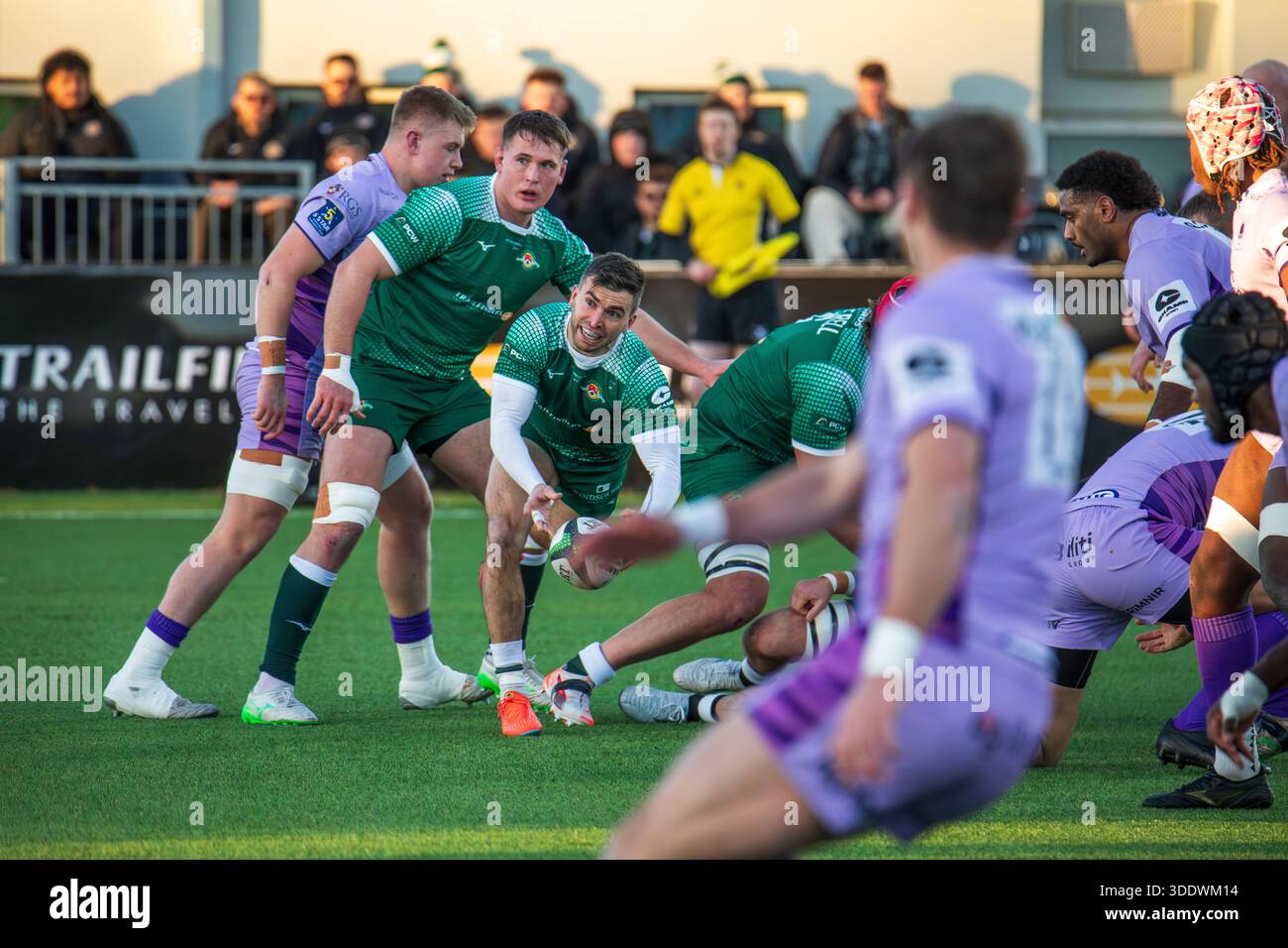 London, UK, 3rd January 2026 Trailfinders scrum half Craig Hampson ...