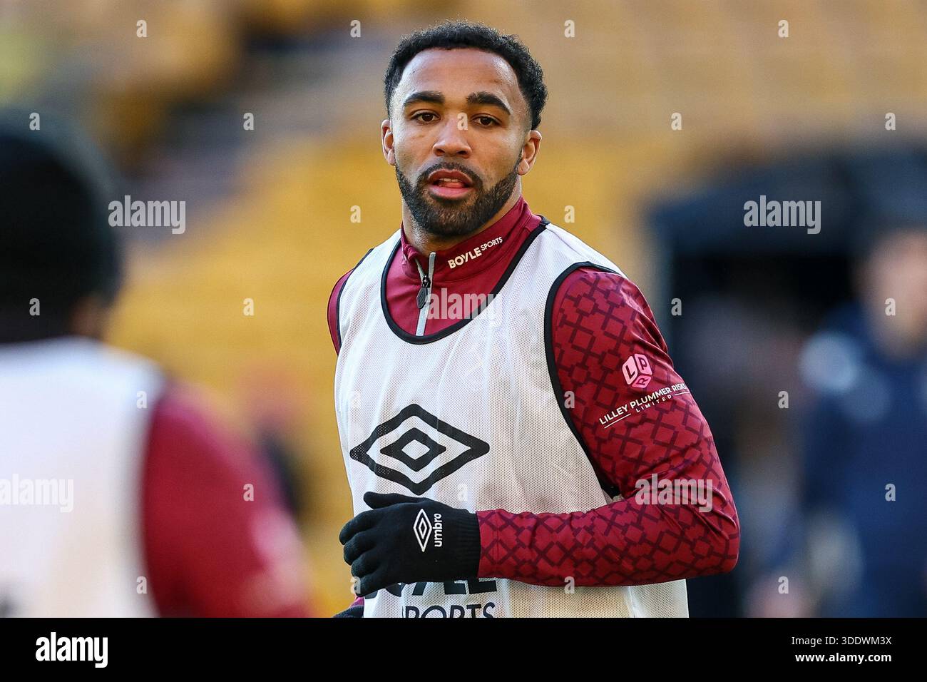 9, Callum Wilson of West Ham United at warm up during the Premier ...