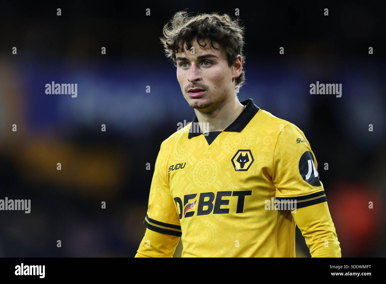 Wolverhampton, England, 3rd January 2026. Hugo Bueno of Wolverhampton ...