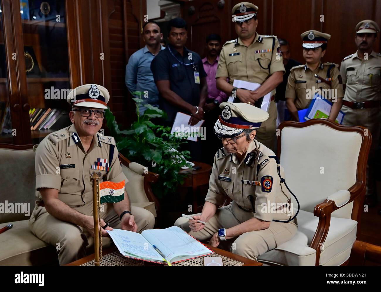 MUMBAI, INDIA - JANUARY 3: Newly appointed Maharashtra DGP Sadanand ...