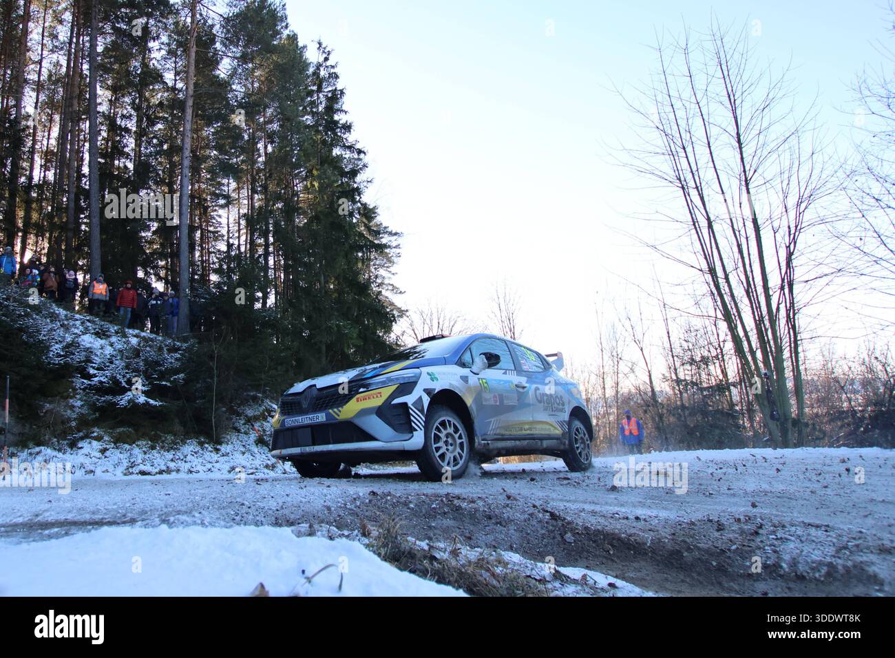 FREISTADT, AUSTRIA - JANUARY 3: Guenther Knobloch of Austria and Erik ...