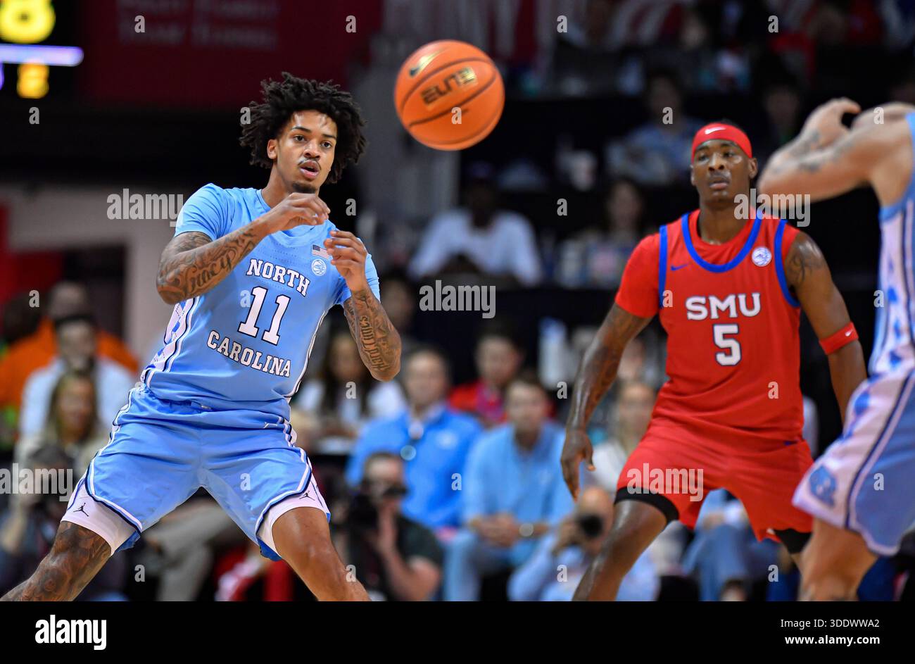 January 3, 2026: North Carolina Tar Heels forward Jonathan Powell looks ...