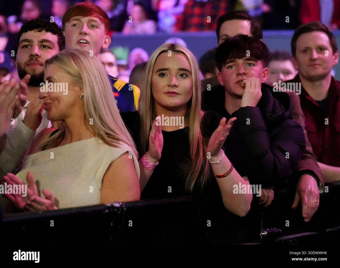 Luke Littler's girlfriend Faith Millar after the final of the Paddy ...