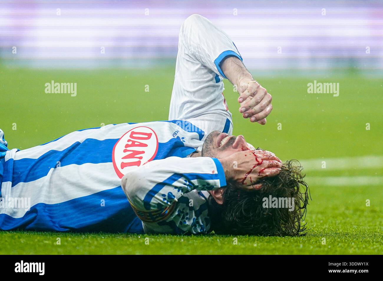 Leandro Cabrera of RCD Espanyol during the La Liga EA Sports match ...