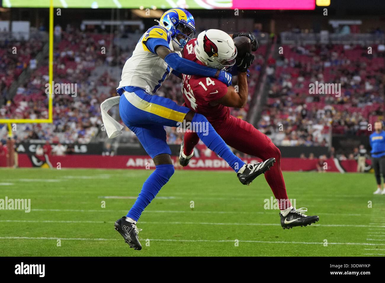 Arizona Cardinals wide receiver Michael Wilson (14) during an NFL ...