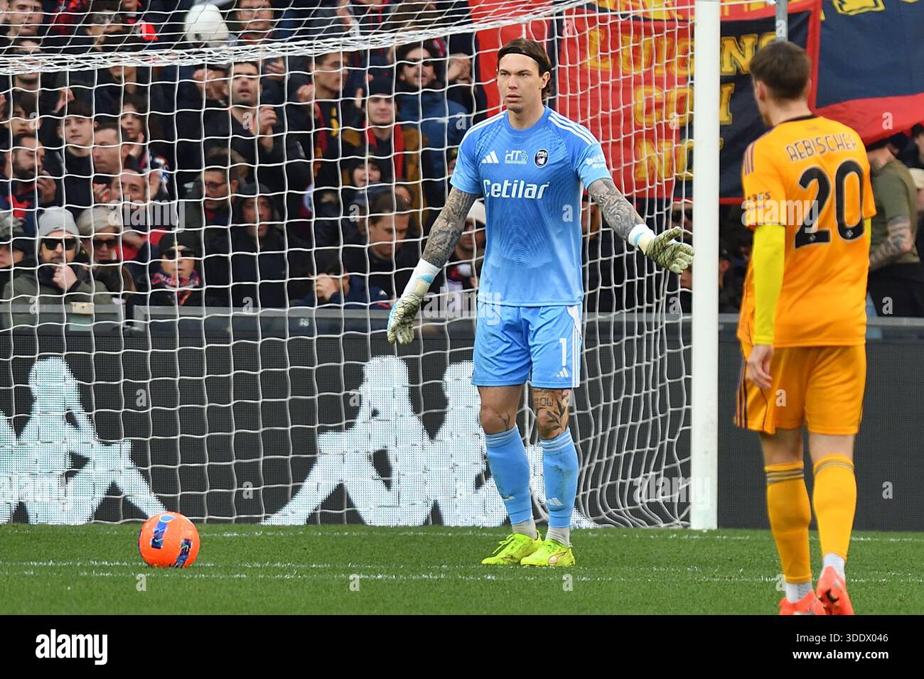 Adrian Semper (Pisa) during Genoa CFC vs Pisa SC, Italian soccer Serie ...