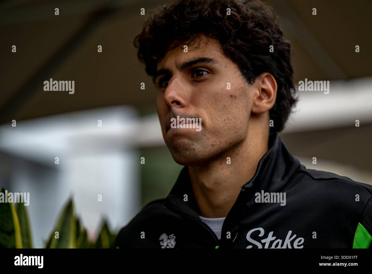 Baku, Azerbaijan, 18 Sep 2025, Gabriel Bortoleto, from Brazil competes ...