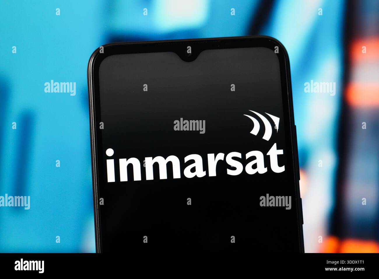 January 3, 2026, Canada: In this photo illustration, the Inmarsat logo ...