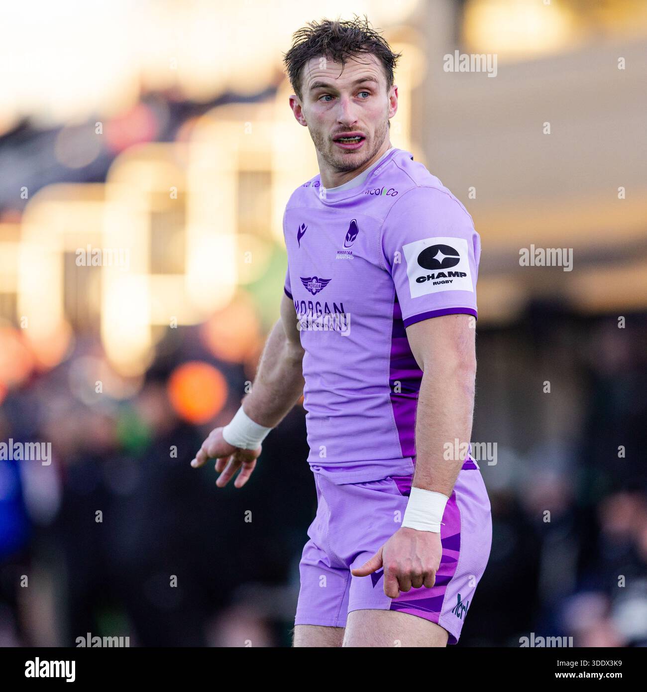London, England, UK, 3 January 2026. Josh Bassett of Worcester Warriors ...