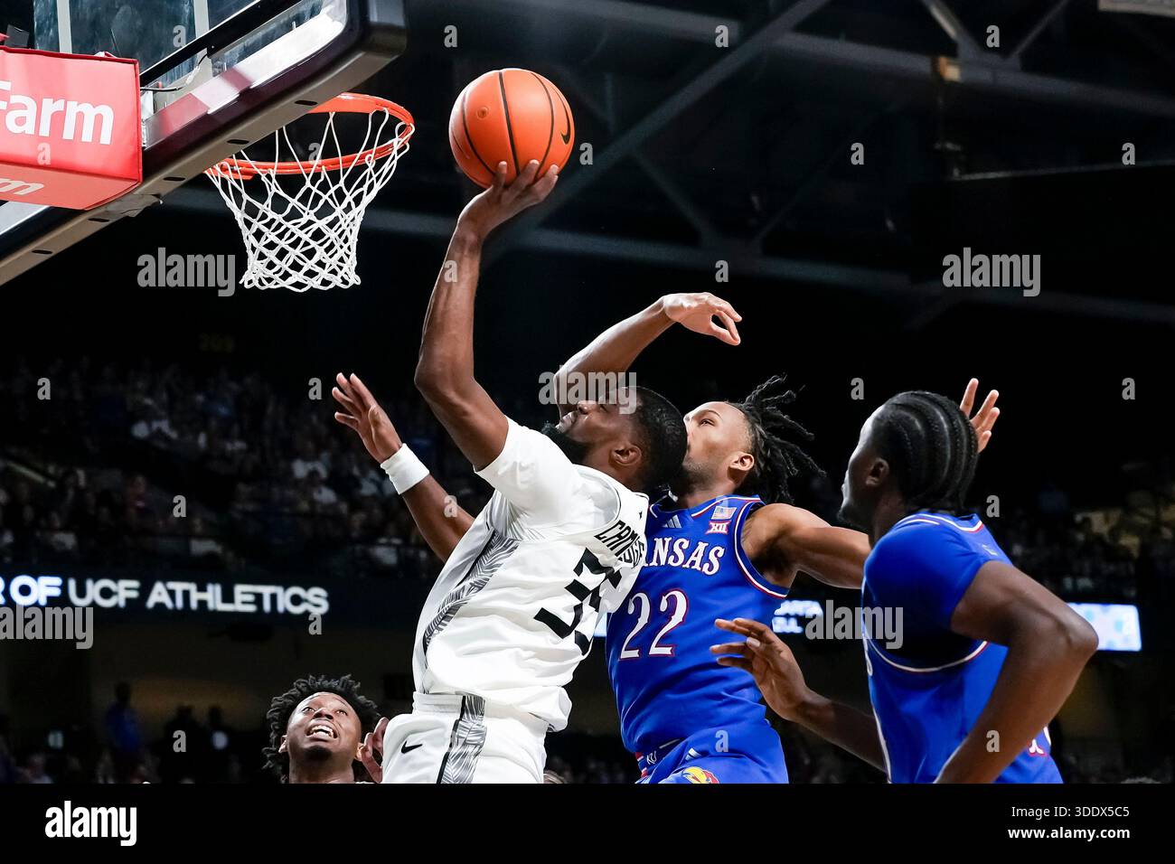 ORLANDO, FL - JANUARY 3:UCF Knights forward Devan Cambridge (35) shoots ...