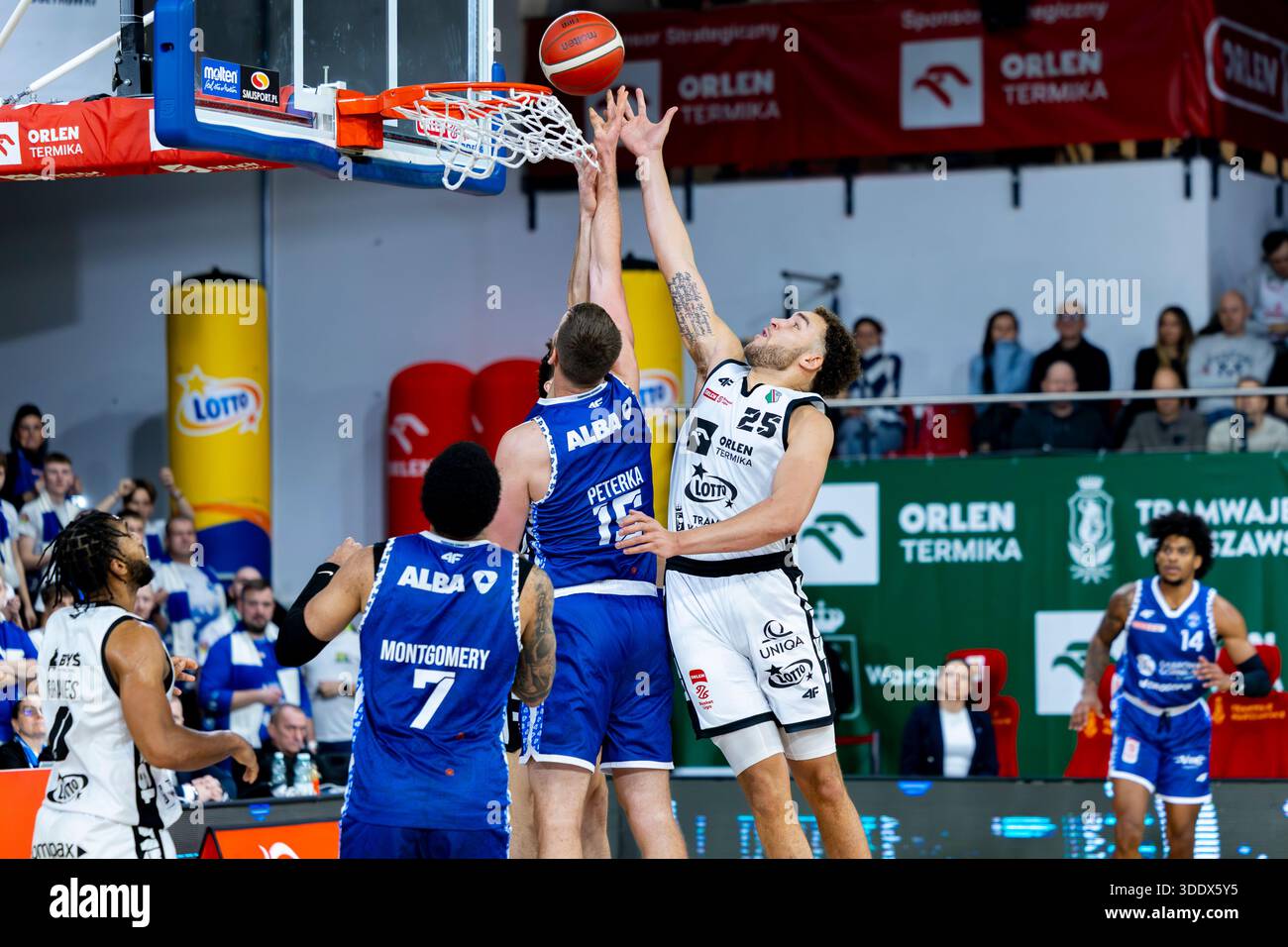 Warsaw, Poland. 3rd Jan 2026. Polish Basketball League match between ...