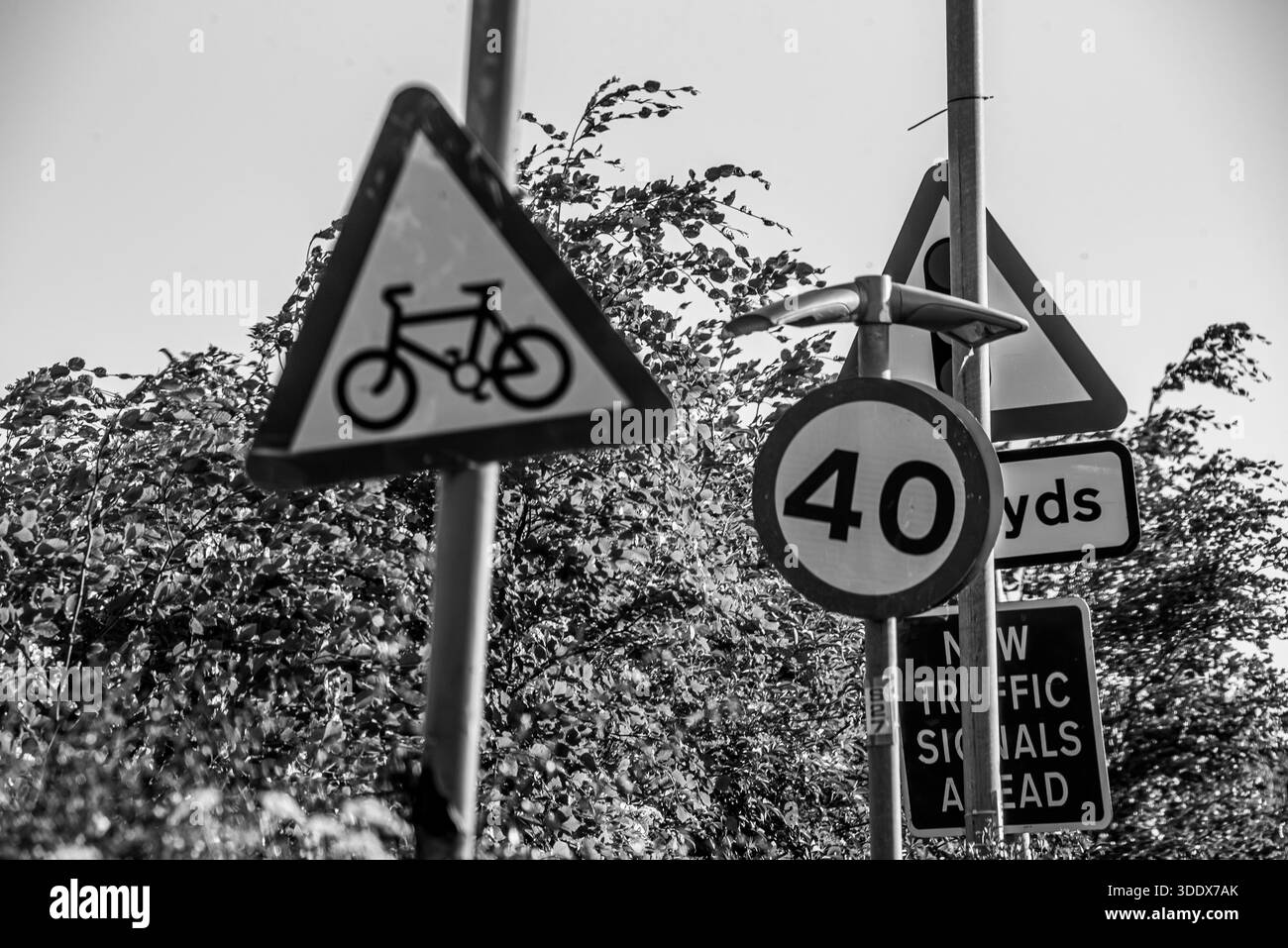 road sign next to each other Stock Photo - Alamy