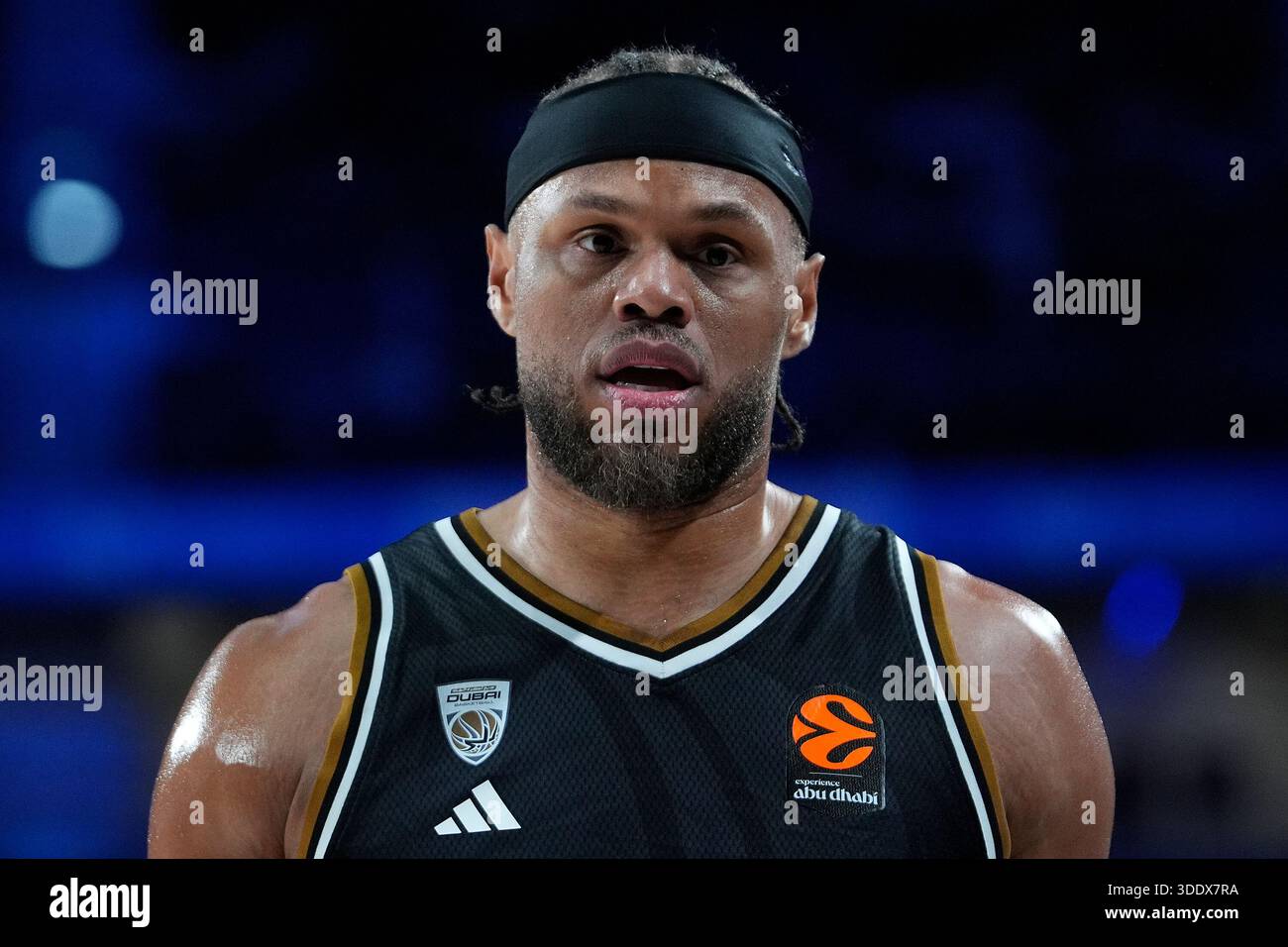 Dubai Basketball's Justin Anderson during Euroleague Regular Season ...