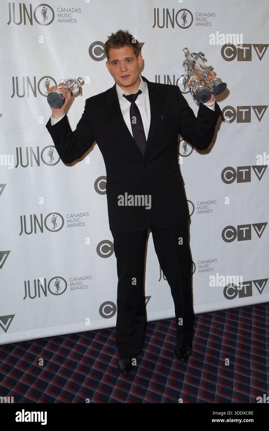 02 April 2006 - Halifax, Nova Scotia - Michael Buble. The 35th Annual ...