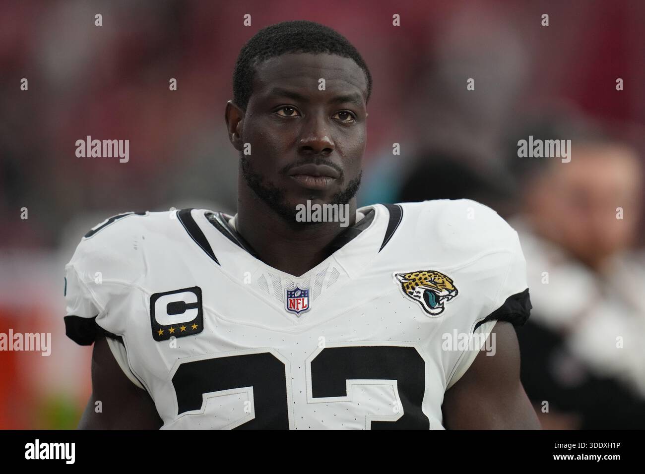 Jacksonville Jaguars linebacker Foyesade Oluokun (23) during an NFL ...