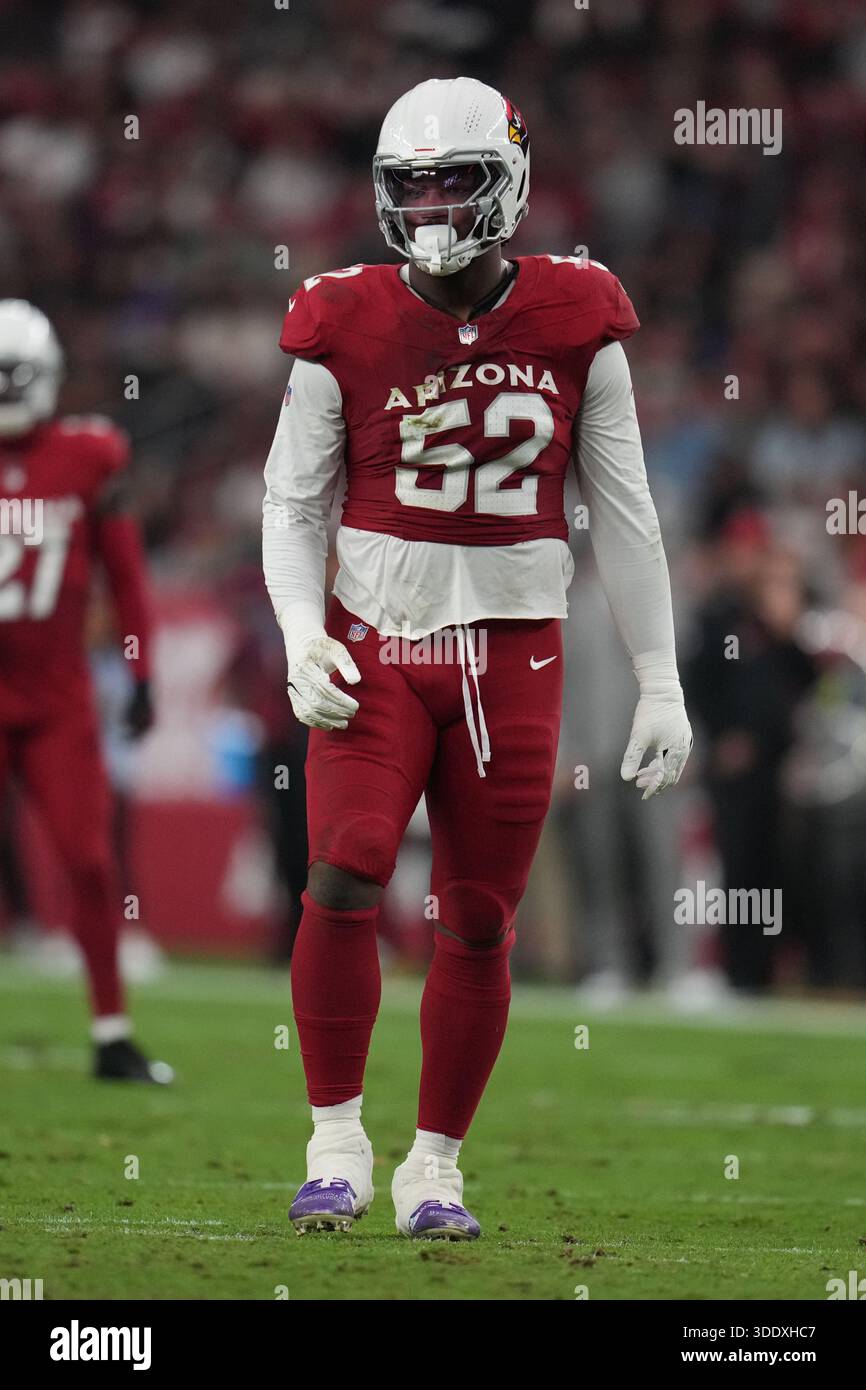 Arizona Cardinals linebacker Jordan Burch (52) during an NFL football ...