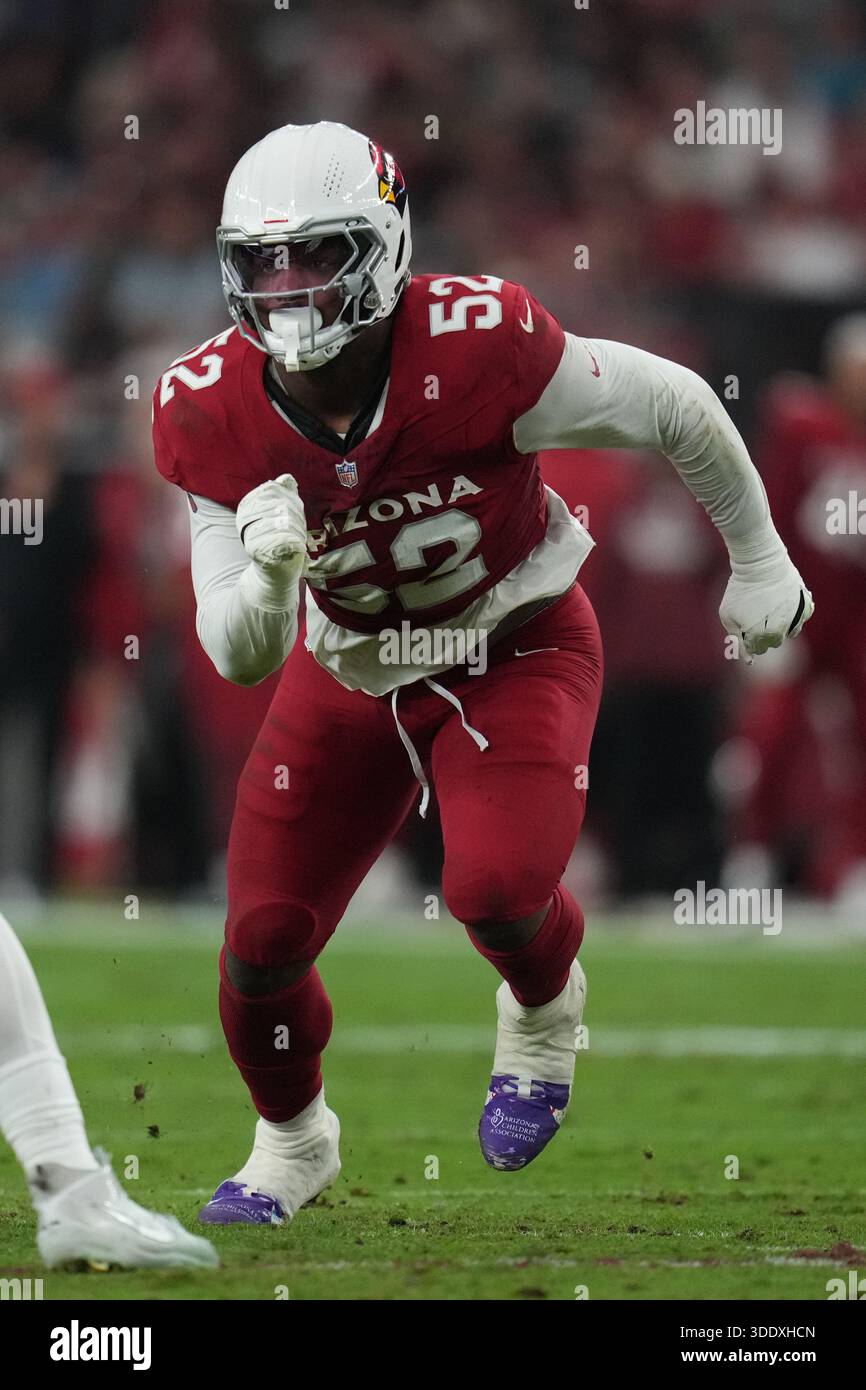 Arizona Cardinals linebacker Jordan Burch (52) during an NFL football ...