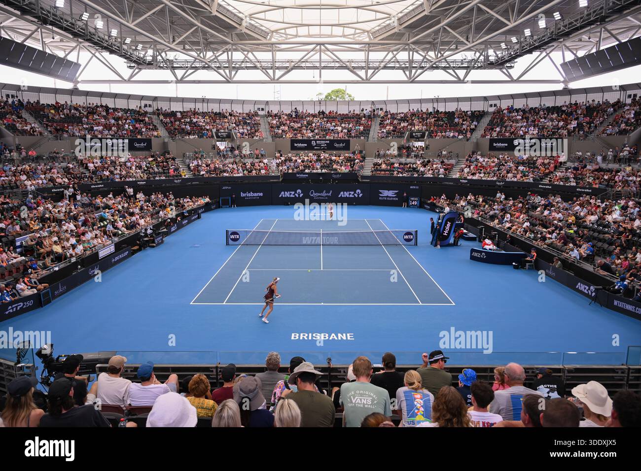 A General View of Anastasia Potapova and Daria Kasatkina during day 1 ...