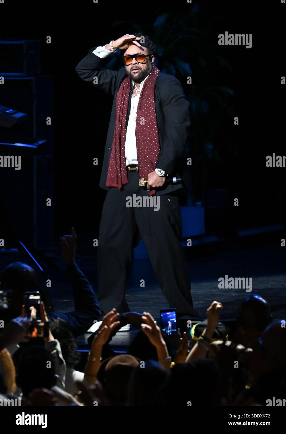 Shaggy performs in concert during Stay Strong Jamaica - Hurricane ...