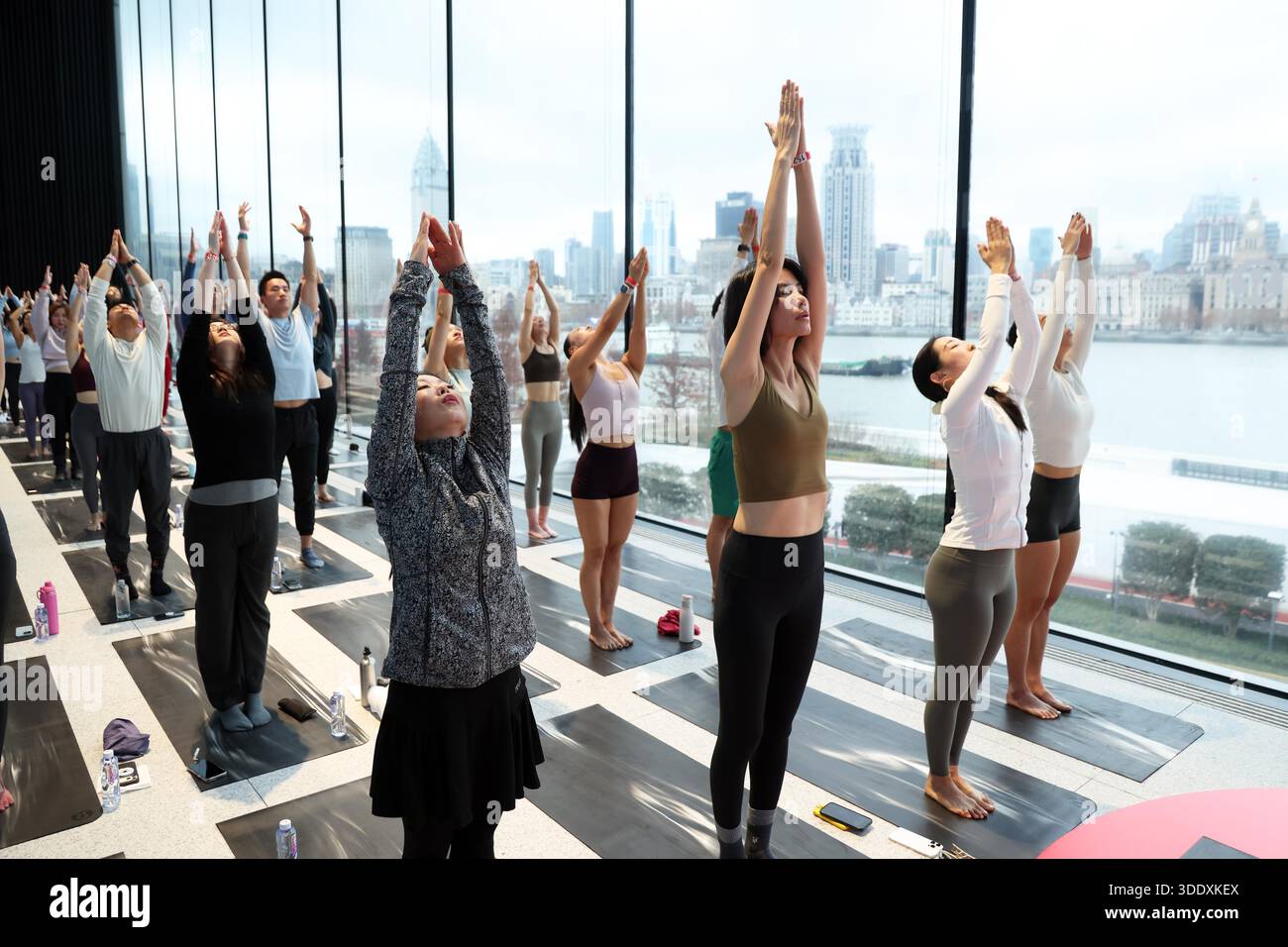 **CHINESE MAINLAND, HONG KONG, MACAU AND TAIWAN OUT**Over 100 yoga ...