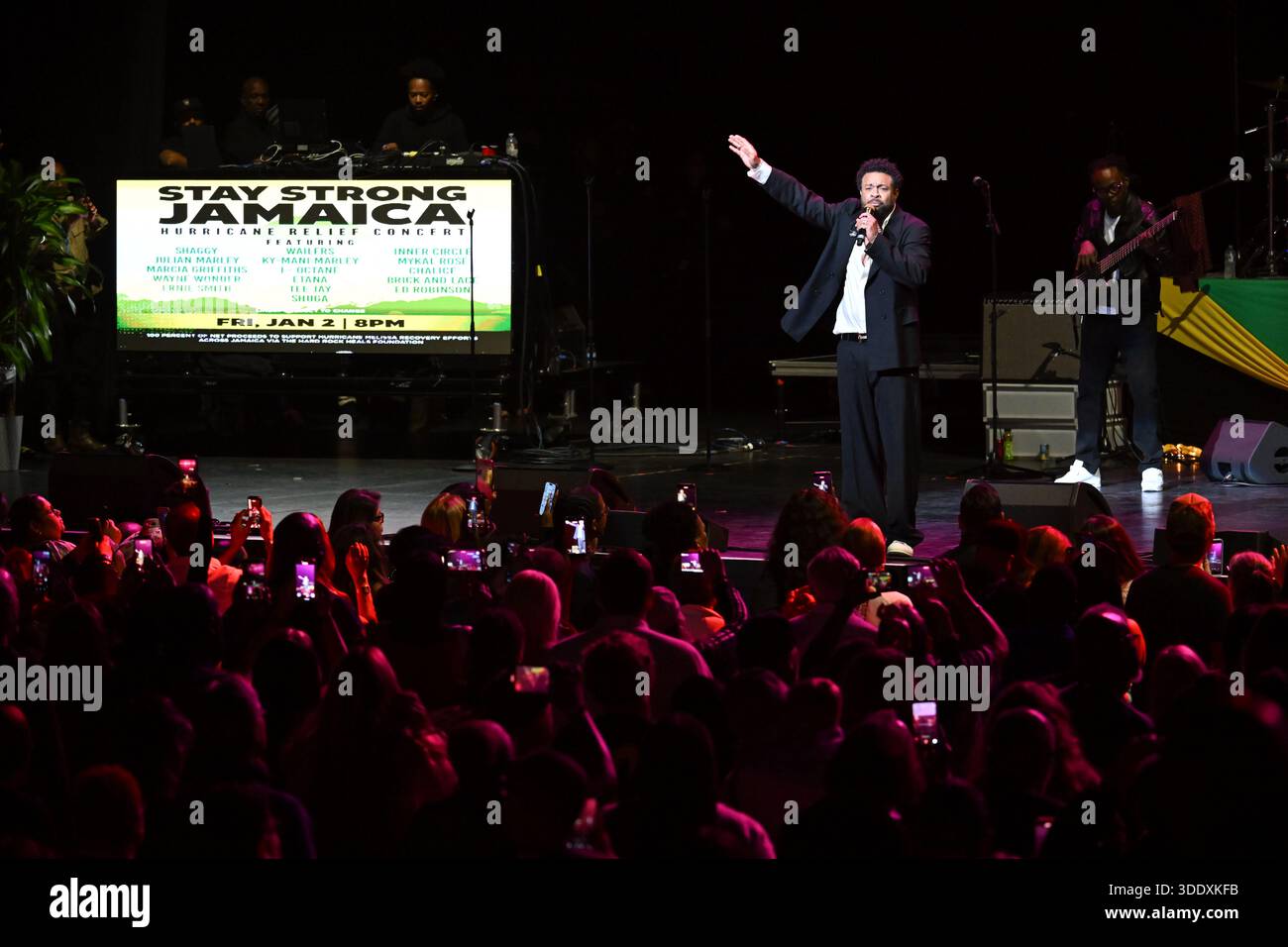 Shaggy performs in concert during Stay Strong Jamaica - Hurricane ...