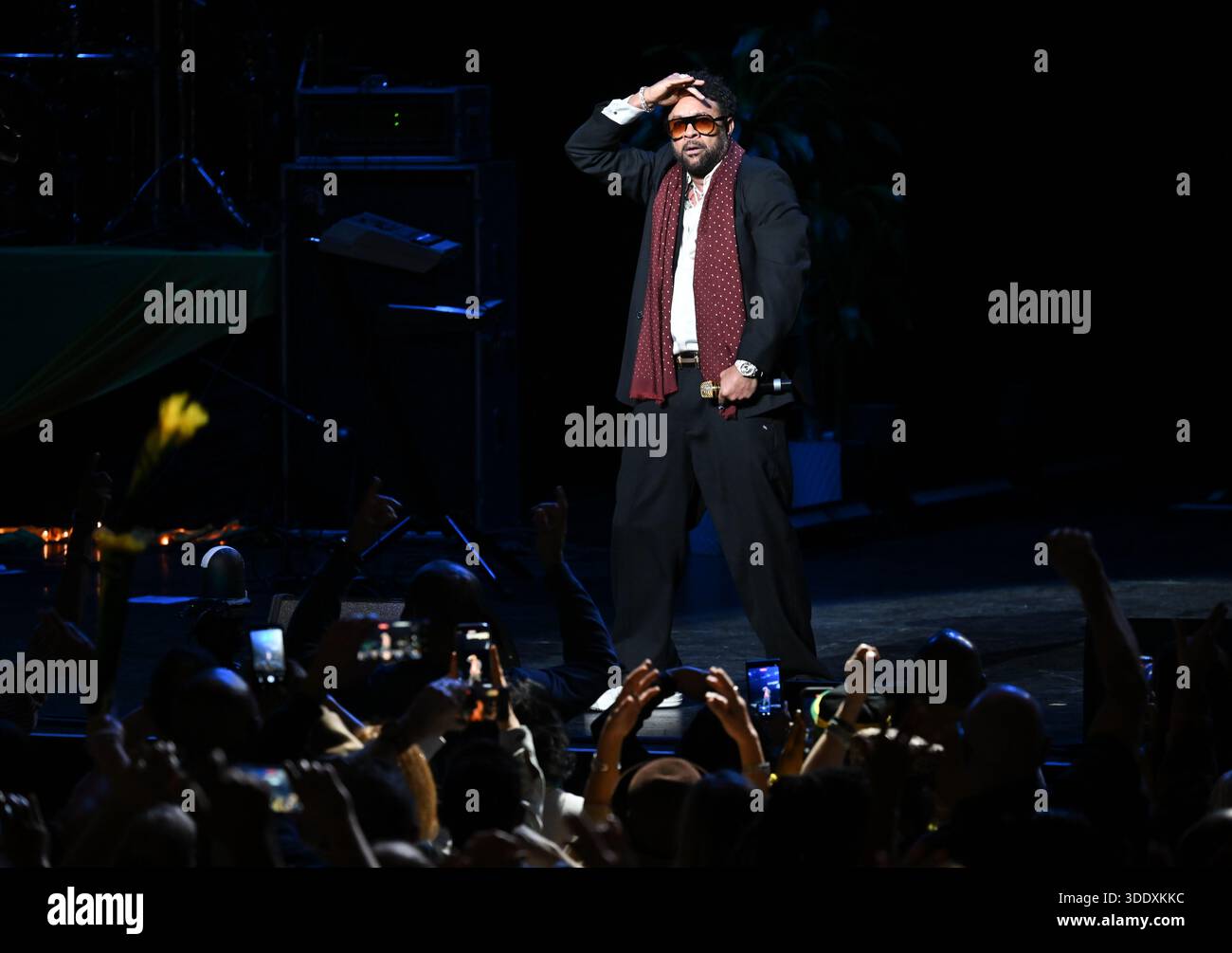 Shaggy performs in concert during Stay Strong Jamaica - Hurricane ...