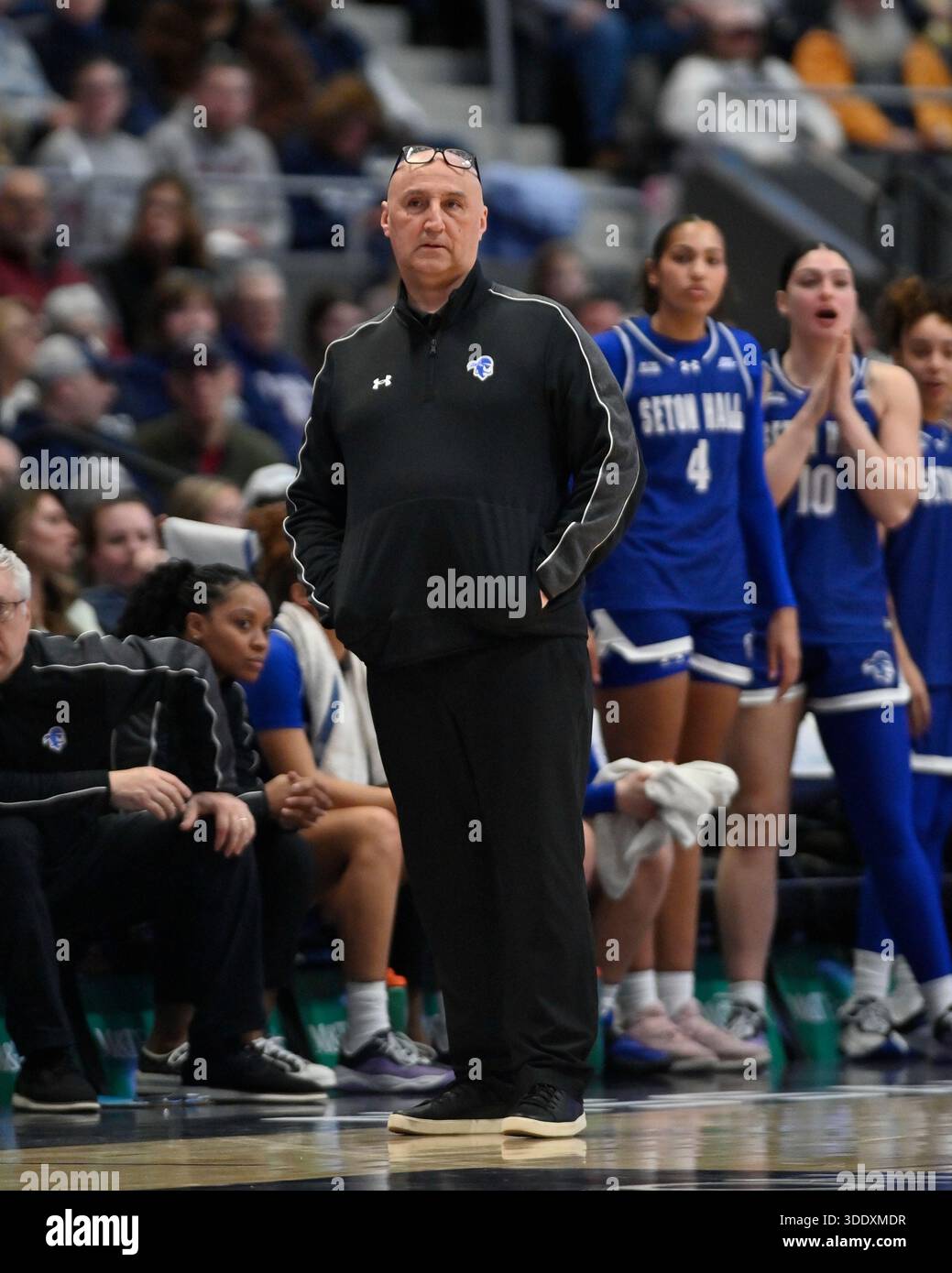 HARTFORD, CT - JANUARY 03: Seton Hall Pirates assistant coach Jose ...