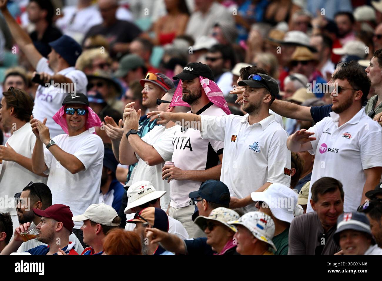 Spectators are seen on Day 1 of the Fifth Men’s Ashes Test between ...